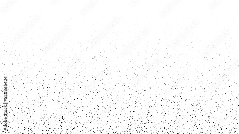 Grunge bitmap pixel texture. Square noise particles background. Abstract dotted fading pattern ...