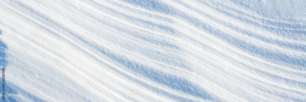 Beautiful winter background with snowy ground. Natural snow texture ...