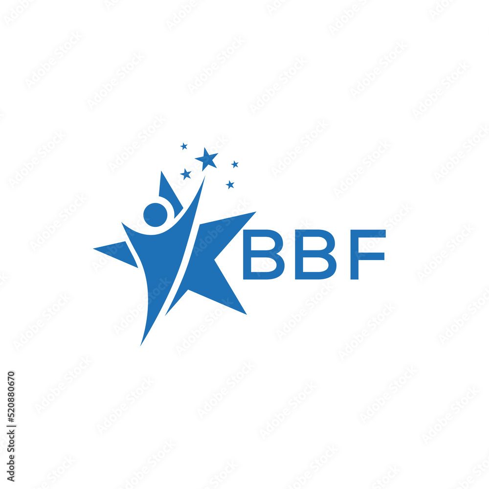BBF Letter logo white background .BBF Business finance logo design ...