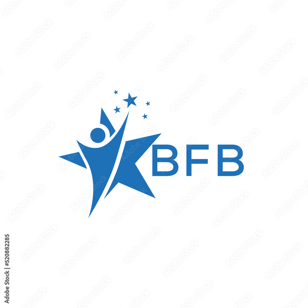 BFB Letter logo white background .BFB Business finance logo design ...