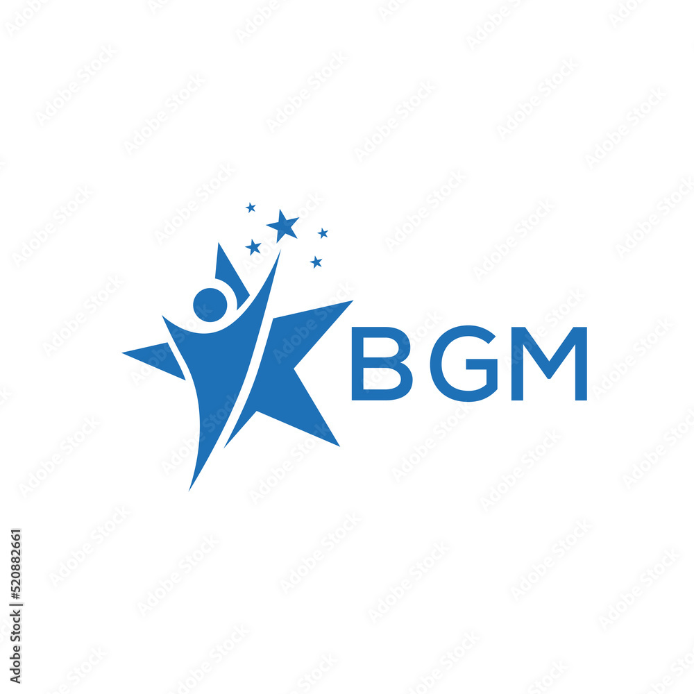 BGM Letter logo white background .BGM Business finance logo design ...