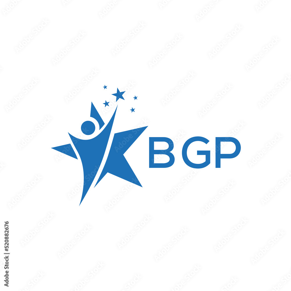 BGP Letter logo white background .BGP Business finance logo design ...