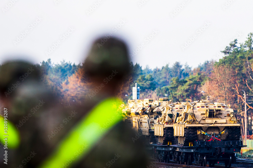 Foto de Pabrade/Lithuania October 21, 2019 The M88 Recovery Vehicle is ...
