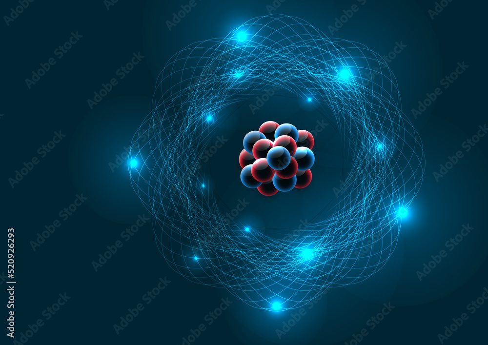 Model of Abstract Atom Structure. Nuclear Fission is a nuclear reaction ...