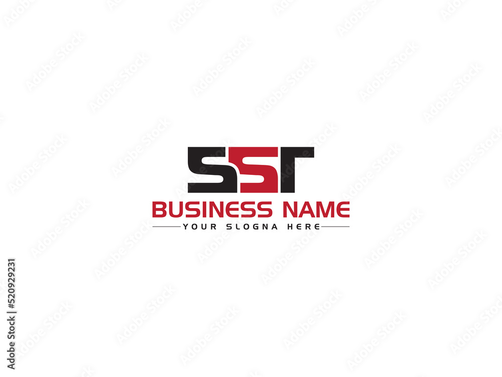 Monogram SST Logo Letter Vector, Creative SS s s t Logo Icon Design ...