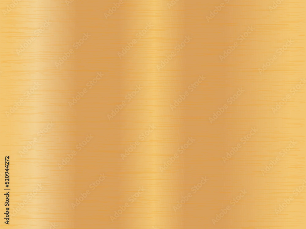 Brushed metal texture. Vector gold background. Seamless gold metal ...
