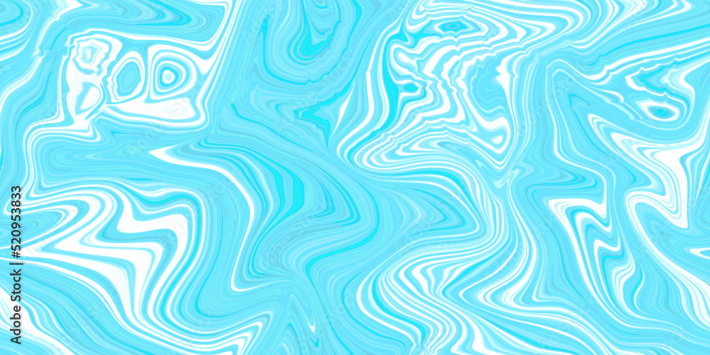 Pastel blue seamless marble pattern with psychedelic swirls. Vector ...