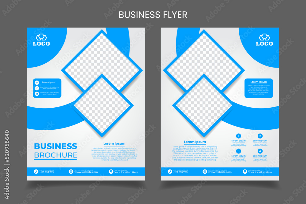 Poster flyer pamphlet Brochure design, cover modern layout, annual ...