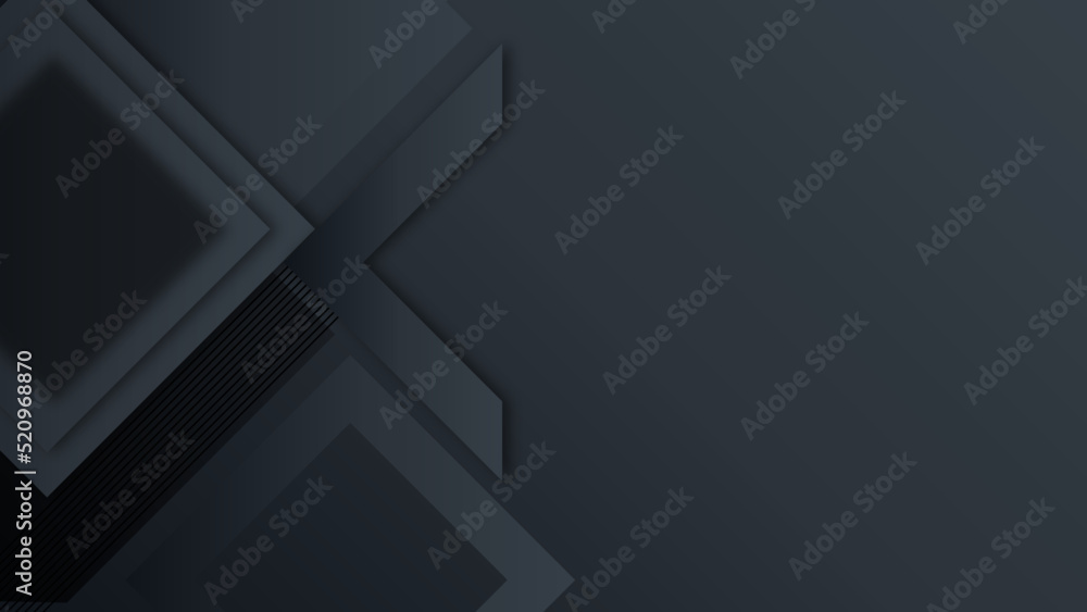 Abstract black background with diagonal lines. Modern simple template ...