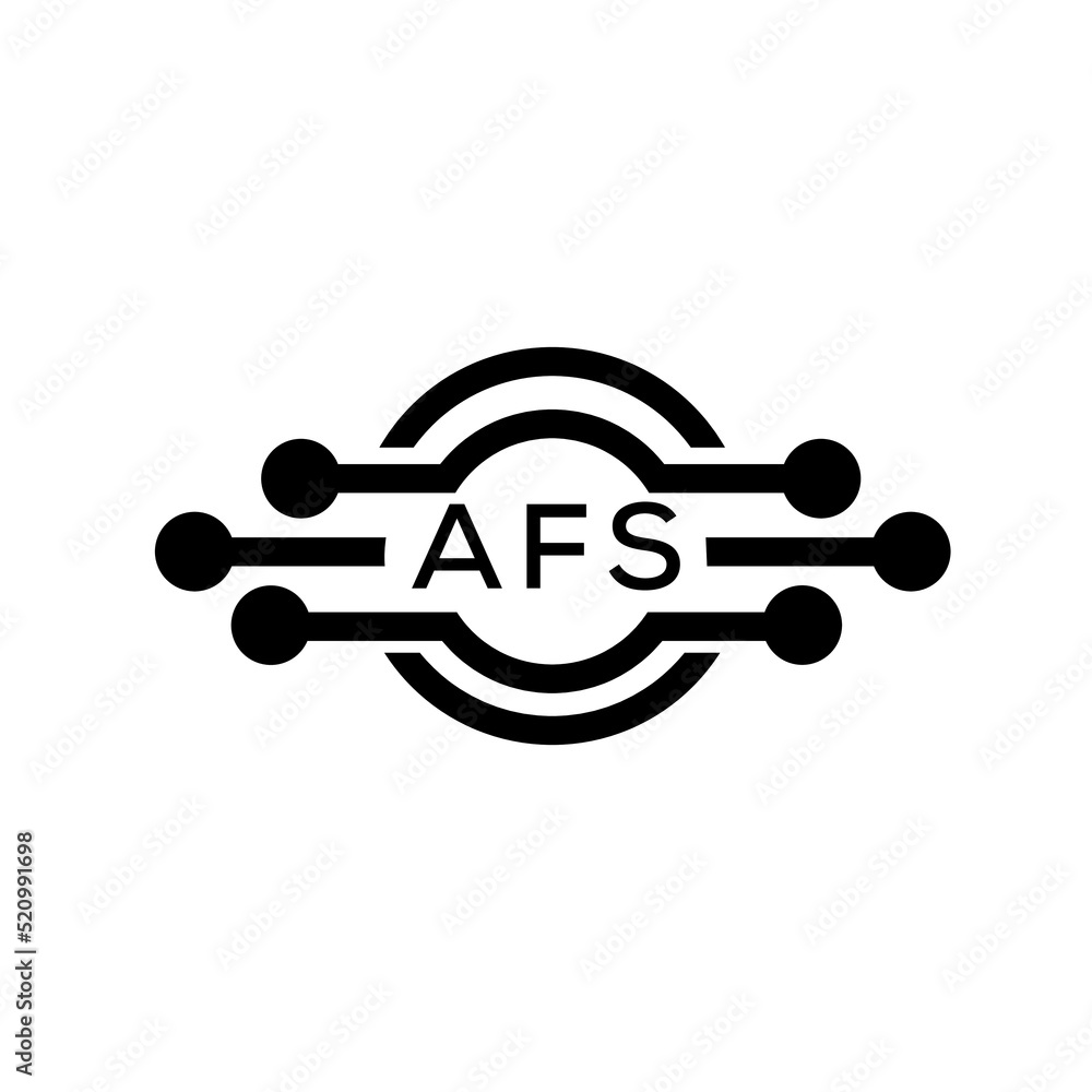 AFS letter logo. AFS best white background vector image. AFS Monogram ...