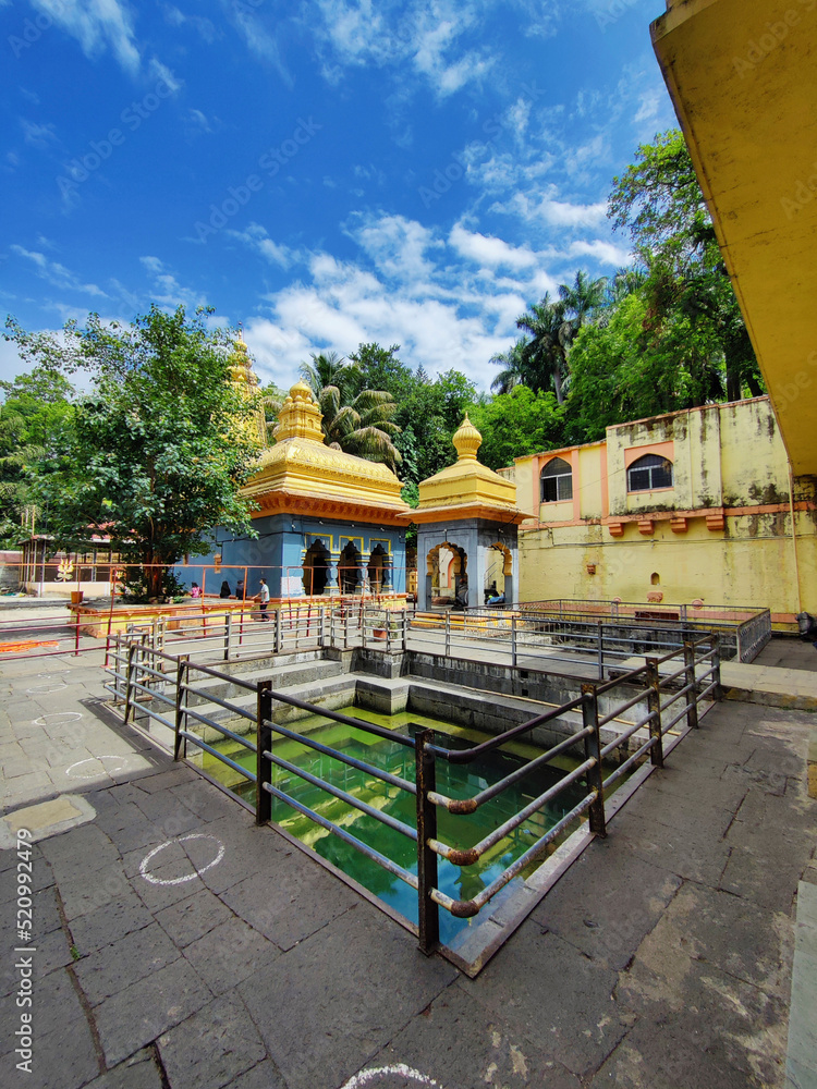 Baneshwar temple a temple of Shiva, Nasarapur, Bhor, Maharashtra, India ...