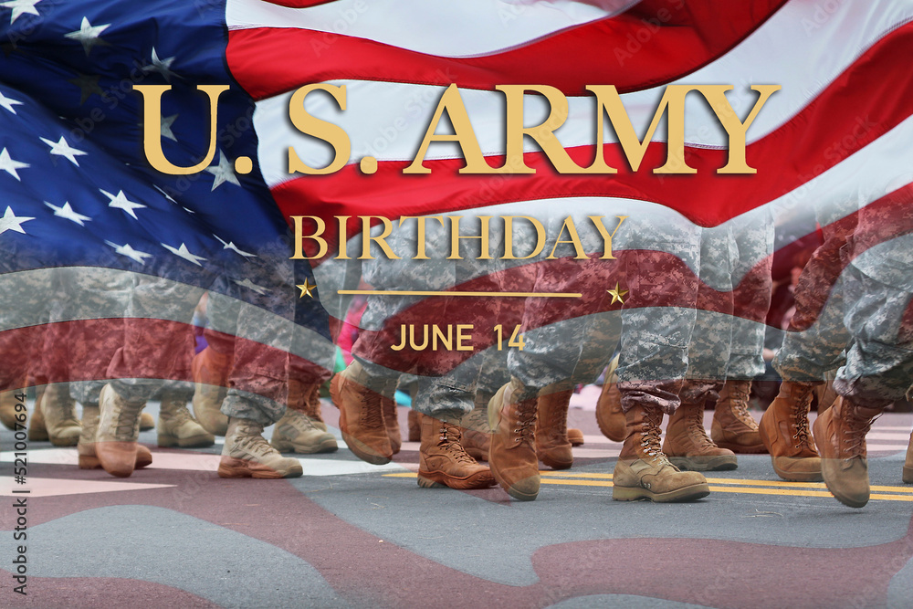 U.S. Army Birthday， Holiday Celebration Parade, boot, Stock Photo ...