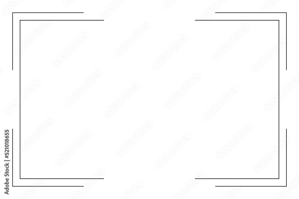 black simple line border frame. Vector illustration Stock Vector ... black simple line border frame. Vector illustration Stock Vector ...