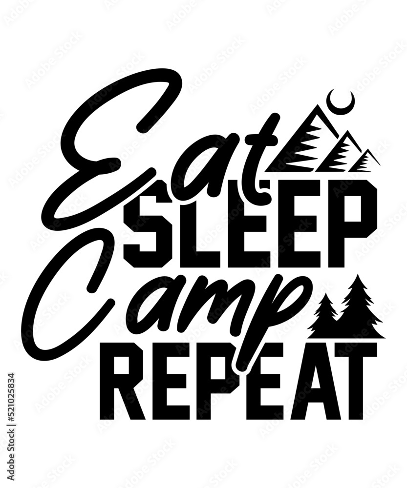 Camping Svg Bundle Camper Svg Camp Life Svg Camping Sign Svg Summer Svg Adventure Svg