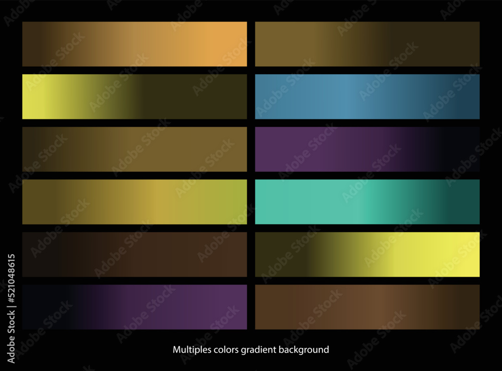 Abstract Multiples colors gradient background. Red green and orange ...