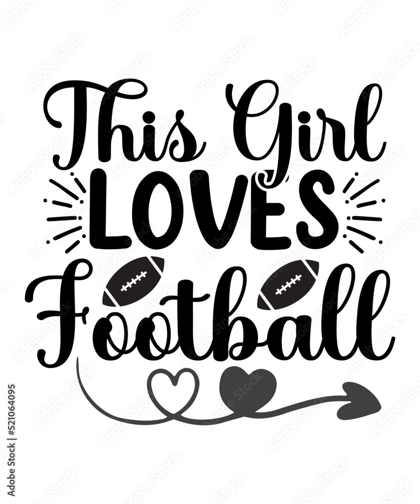 Stockvector Football Mom Svg Bundle Football Svg Football Shirt Svg