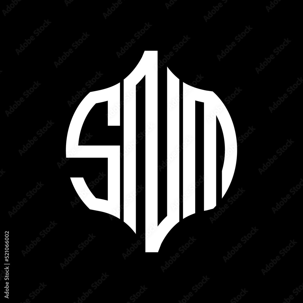 SNM letter logo. SNM best black background vector image. SNM Monogram ...