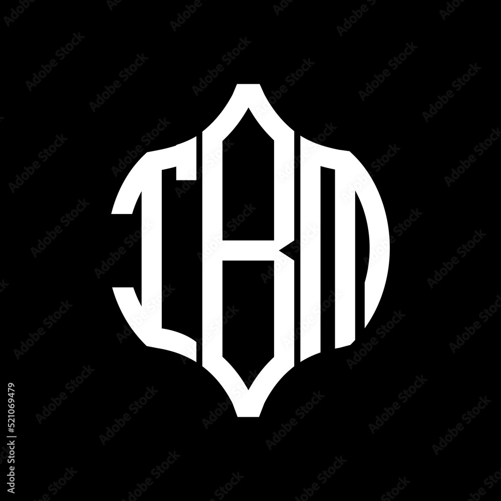 TBM letter logo. TBM best black background vector image. TBM Monogram ...