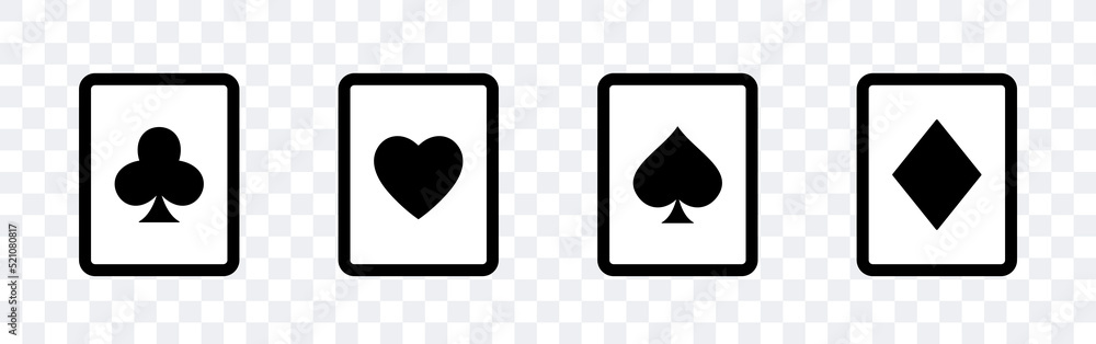 Playing cards. Card fan. Vector clipart isolated on white background ...