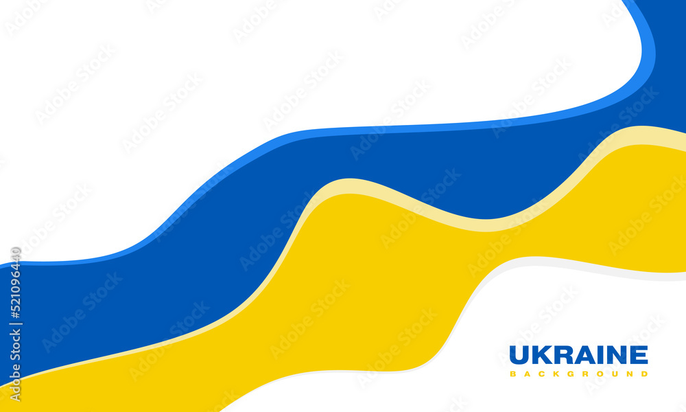 Flag of Ukraine abstract background. Modern blue and yellow abstract ...