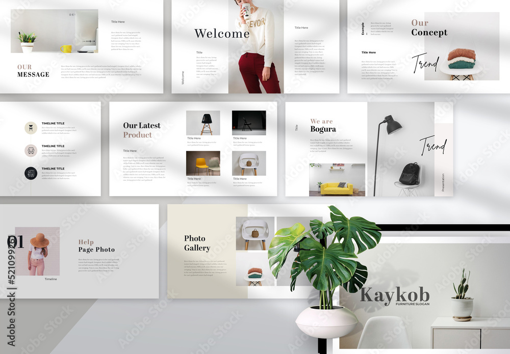 Product Catalog Presentation Stock Template | Adobe Stock