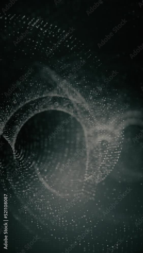 Vertical screen Format : Futuristic abstract de-focus Metaverse data ...