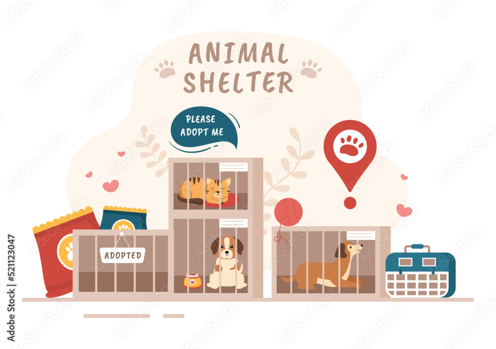 Hand Feeding Animals Cartoon