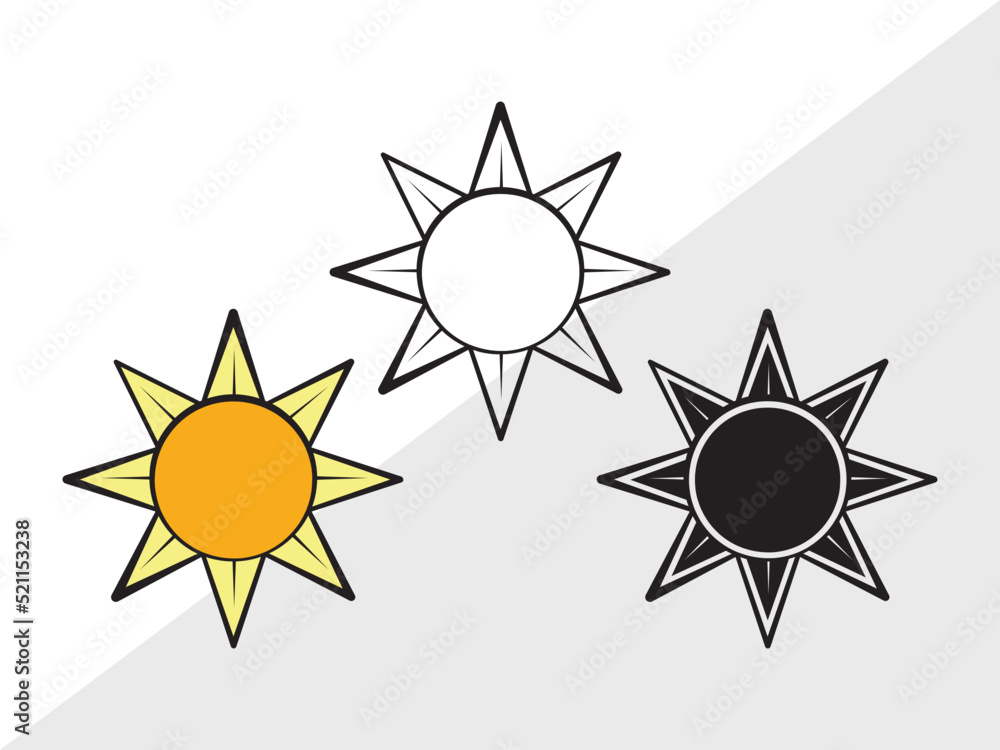 Sun SVG | Cute Sun Svg | Sunshine Svg | Sun Light Svg | Sun Clipart ...