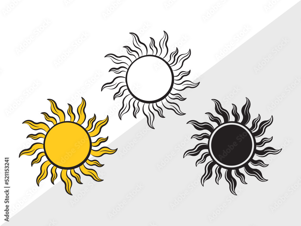 Sun SVG | Cute Sun Svg | Sunshine Svg | Sun Light Svg | Sun Clipart ...