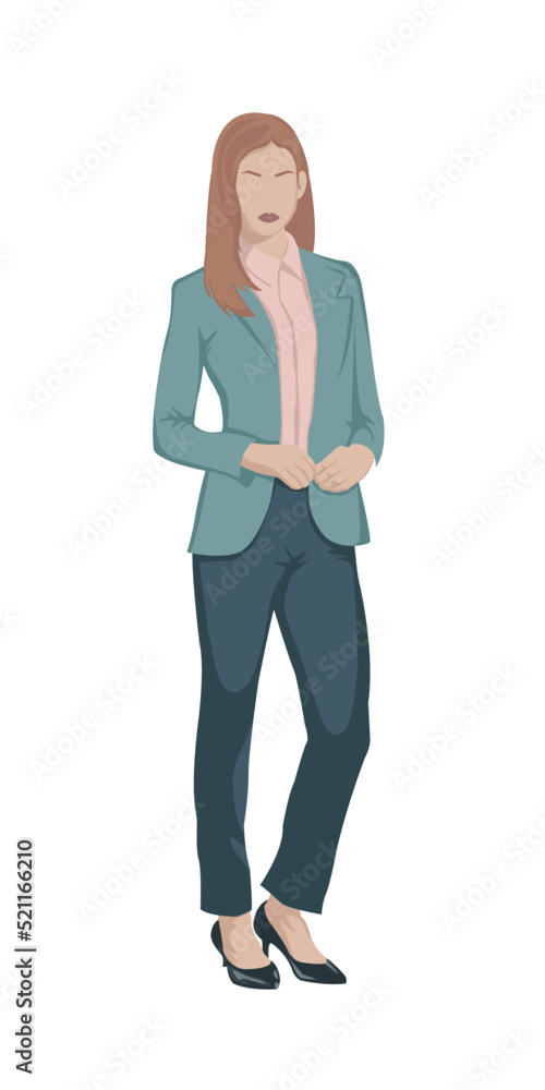 Chatting business women set. Modern yong women communicate with their ...