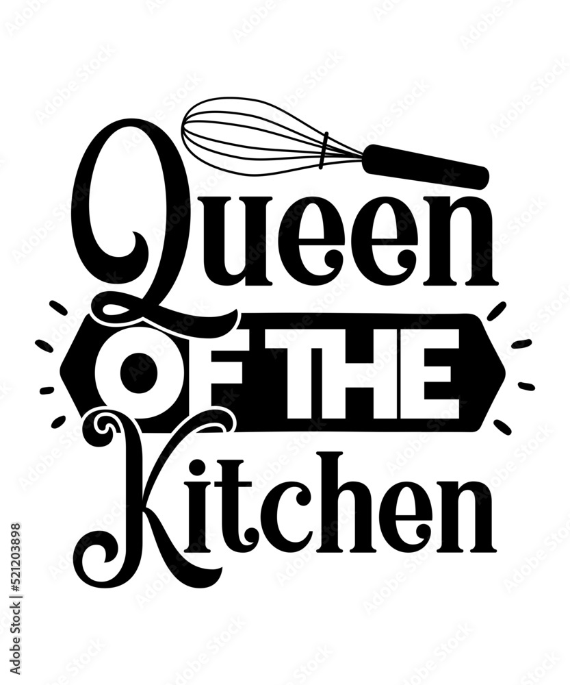 Vetor de Kitchen Svg Bundle, Funny Kitchen Sign Svg, Baking Svg ...