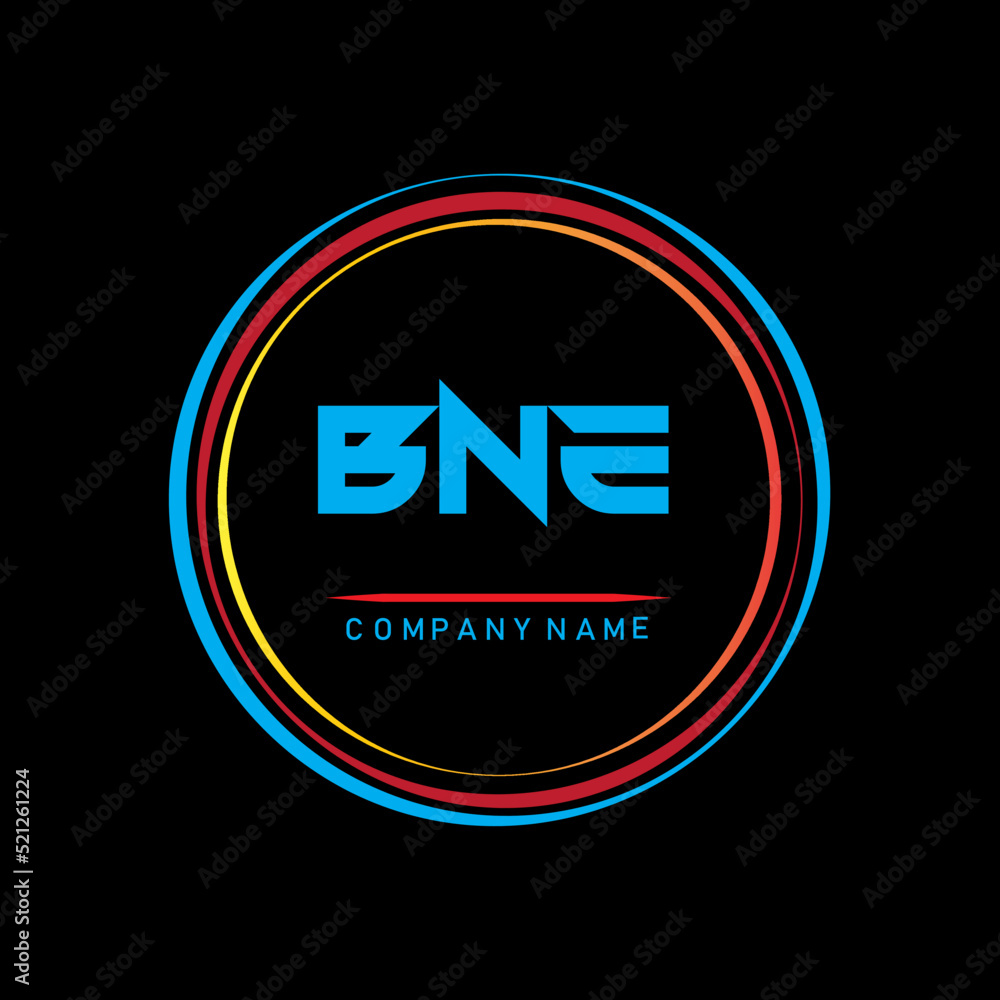 BNE letter logo design ,BNE letter in circle shape ,BNE creative three ... BNE letter logo design ,BNE letter in circle shape ,BNE creative three ...