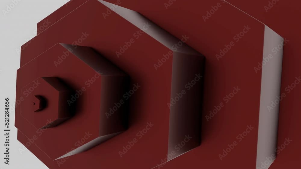 Background with geometric pyramid moving in waves. Design. Geometric ...