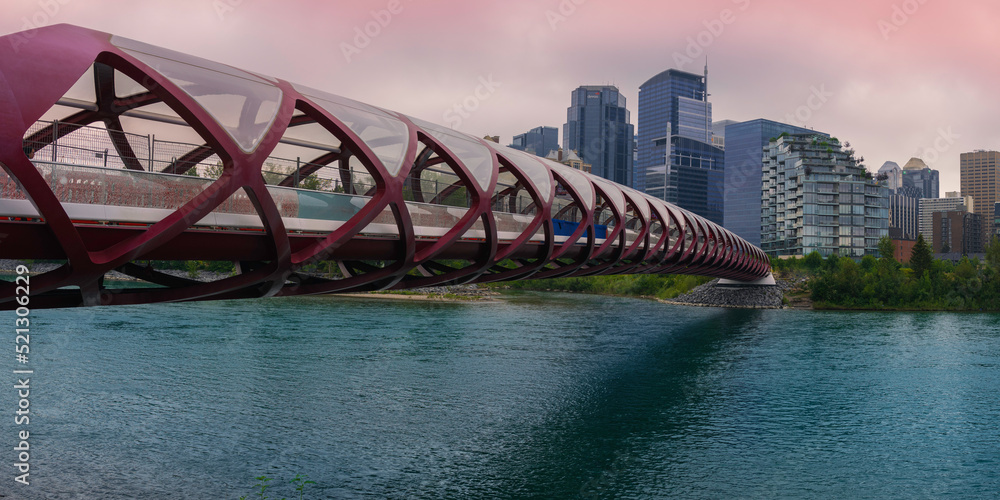 The Peace Bridge, one of Calgary’s most iconic landmarks, was ...