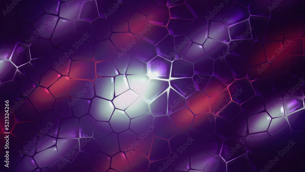 Moving mosaic pattern with colored backdrop. Motion. Background with ...