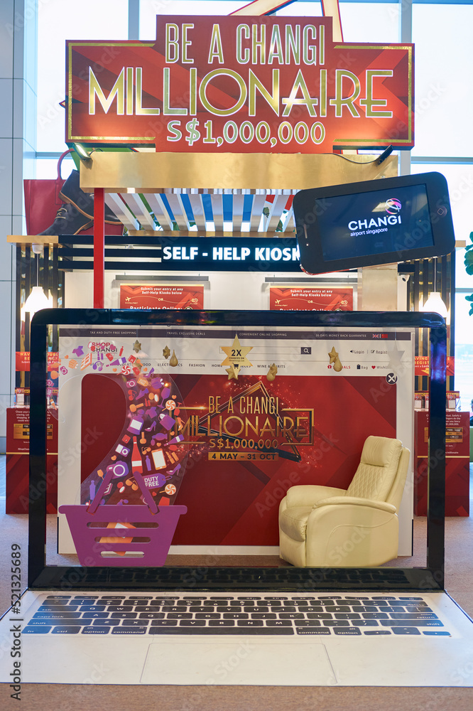 SINGAPORE - CIRCA SEPTEMBER, 2016: Be A Changi Millionaire inside ...