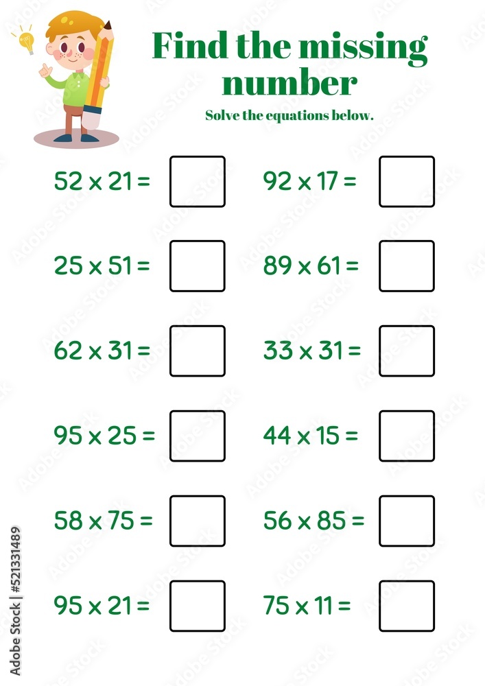 High Resolution Maths Practise Workbook for Kids, Printable Maths ...