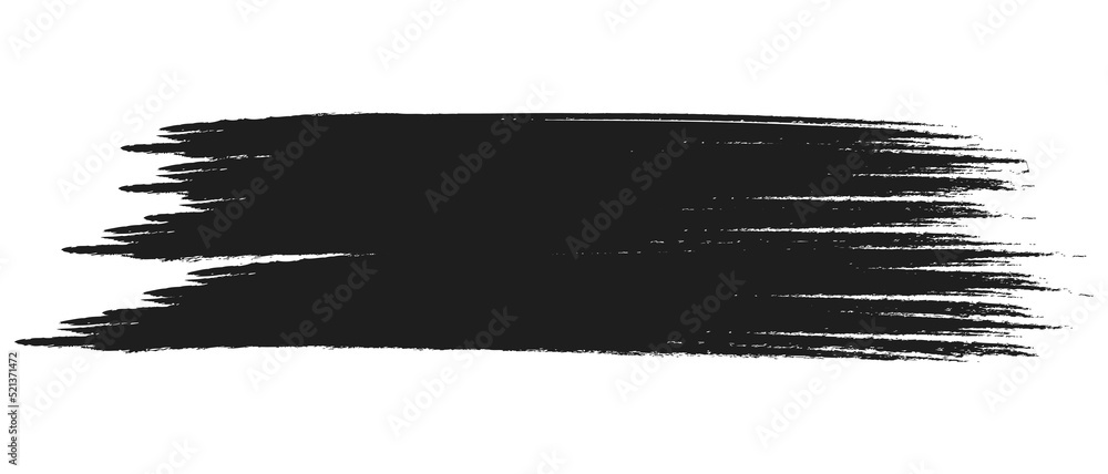 Brush strokes vector isolated on white background. easily editable eps ...