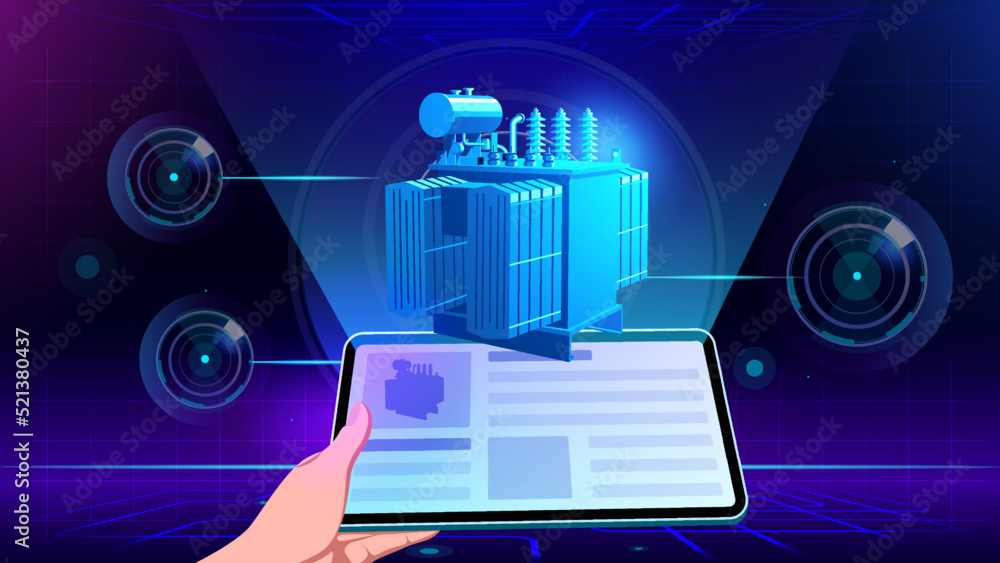 Visualizing and Experiencing 3D model of an Electric Transformer in ...