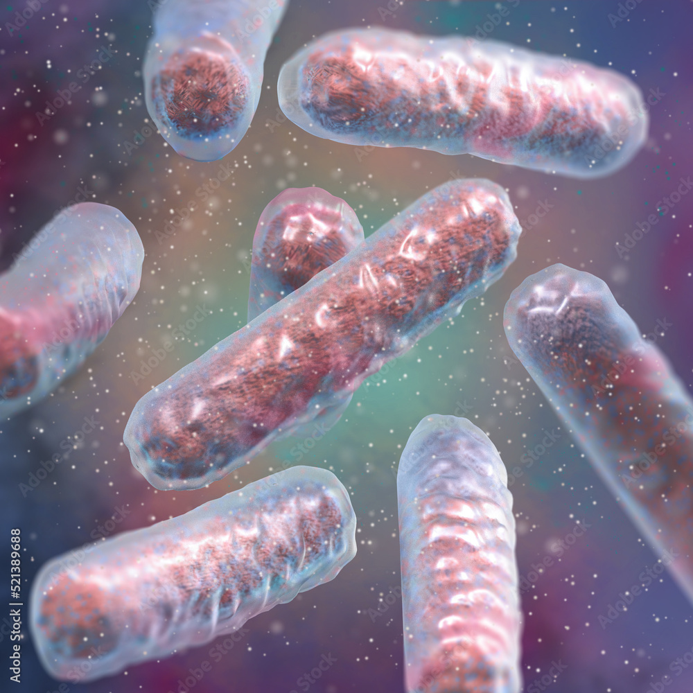 Medical background, Enterobacterales bacterium including pathogens ...