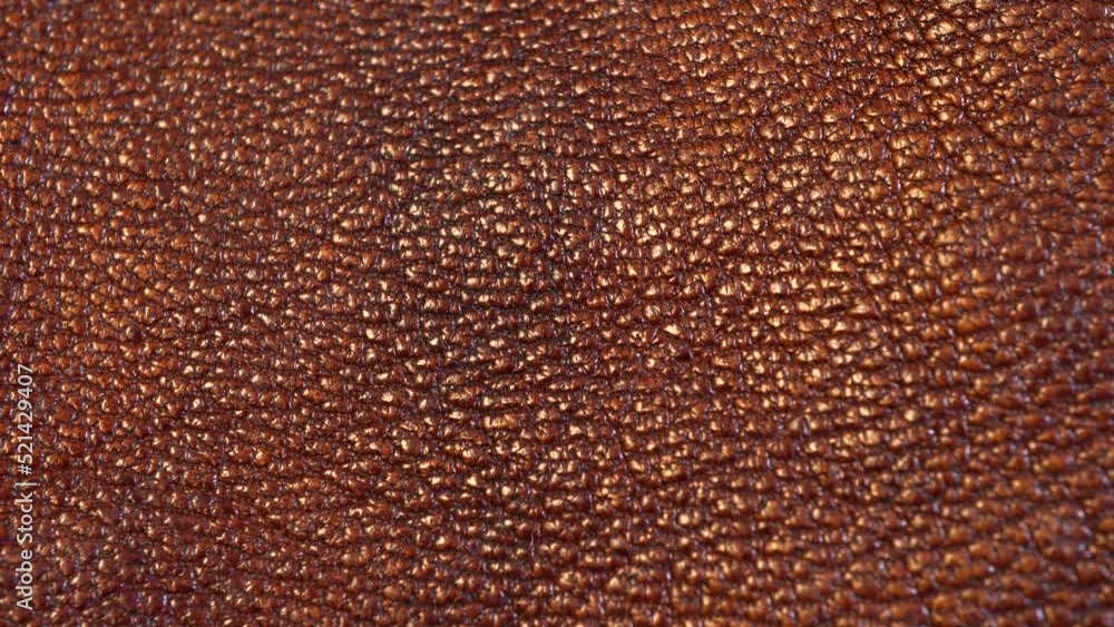 Part of a woman's boot. Slide shot of a detailed macro texture of a ...