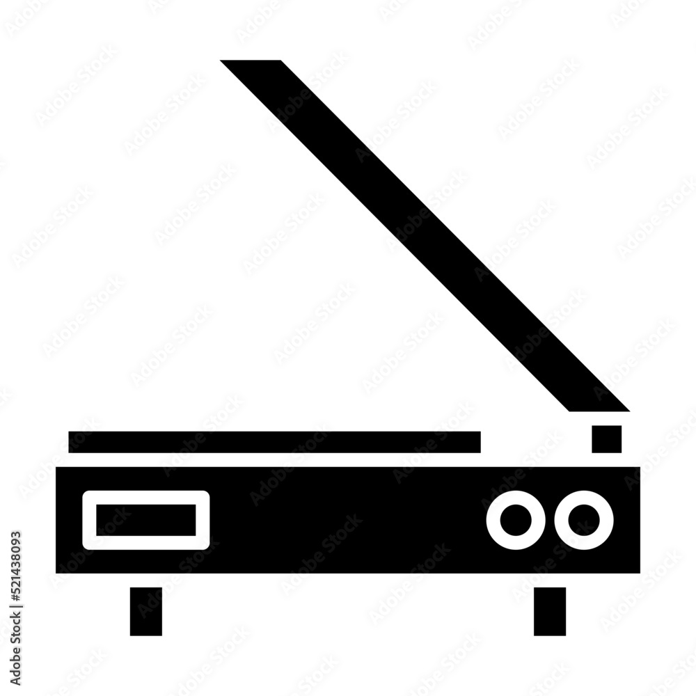 Scanner Glyph Icon Stock-Vektorgrafik | Adobe Stock Scanner Glyph Icon Stock-Vektorgrafik | Adobe Stock