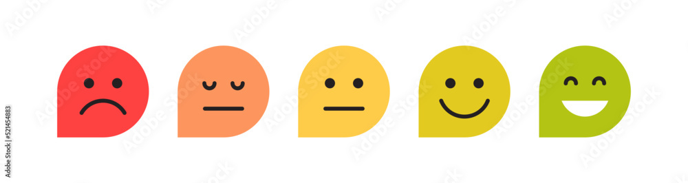 Customer feedback facial expressions and simple expressions different ...