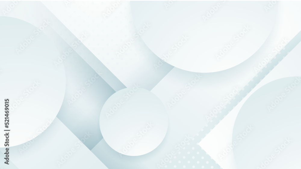 Abstract white geometric shape with futuristic concept background ...
