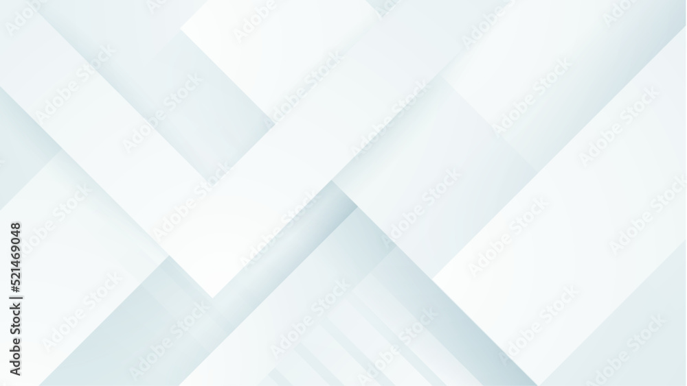 Abstract white geometric shape with futuristic concept background ...