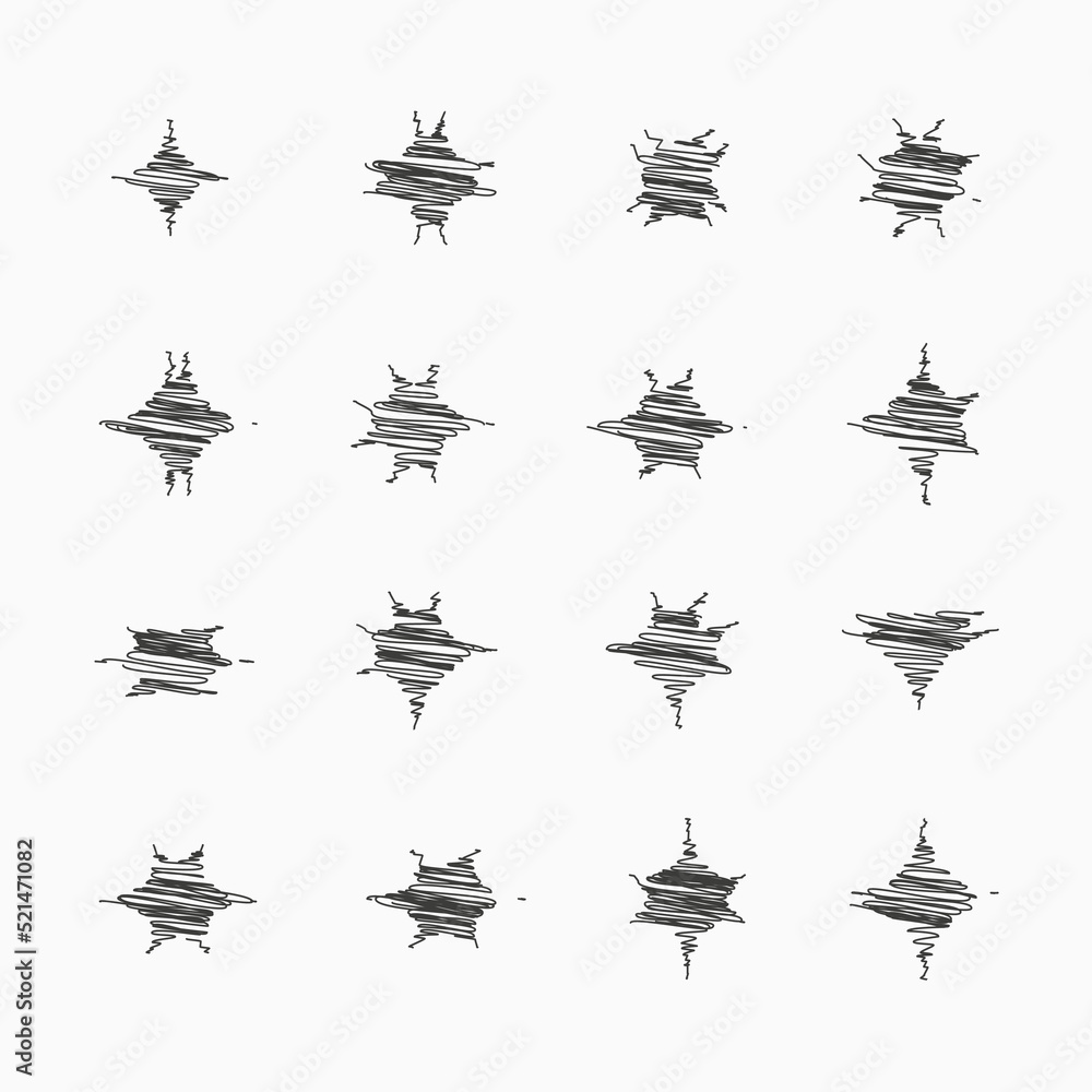 Doodle sketch of sprles. Cute and cool illustration. Hand drawn ...