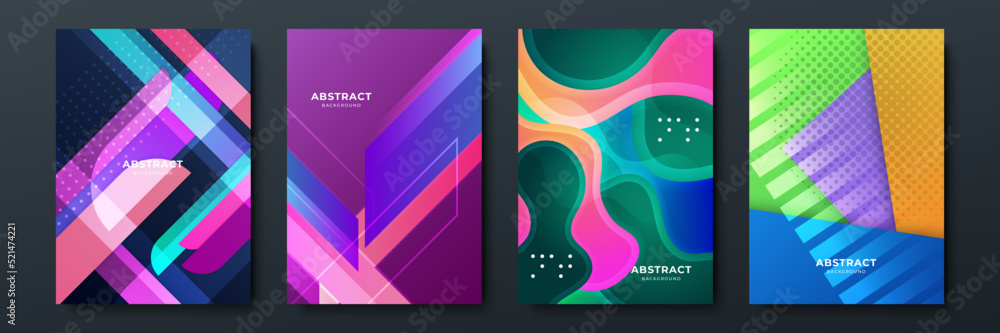 Colourful abstract background for poster, cover, brochure, presentation ...