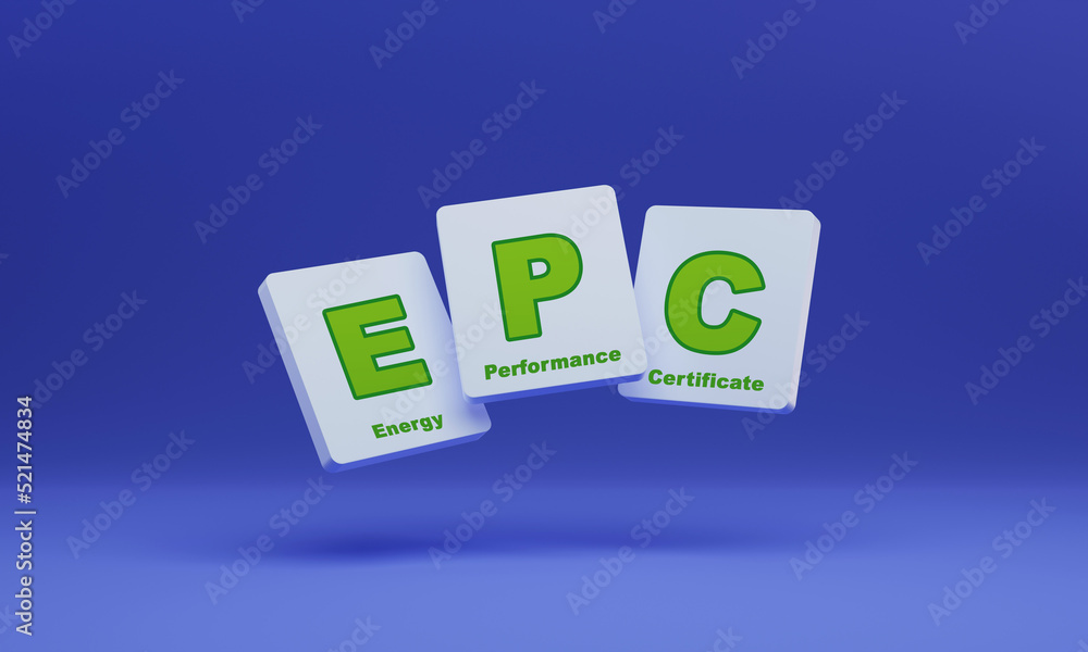 Energy Performance Certificate Illustration - Vector image of EPC logo ...