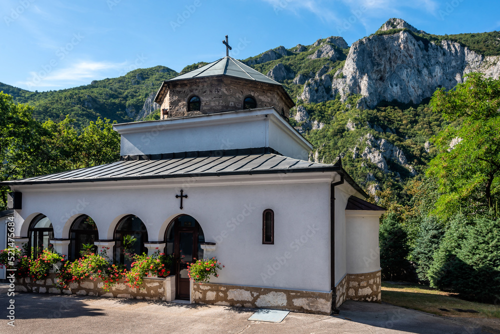 Orthodox Christian Monastery. Serbian Monastery of the Transfiguration ...