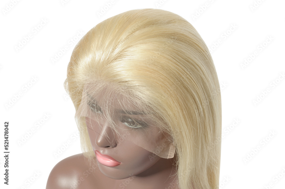 straight remy blonde human hair weaves extensions lace wigs on ...